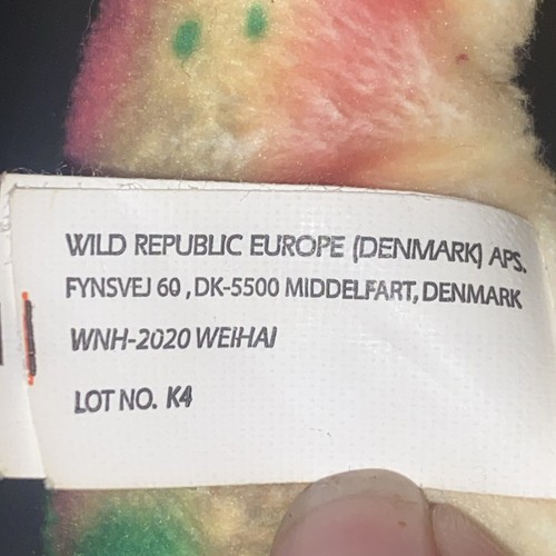 Wild Republic Multicolor Stegosaurus Baby Plush 8” Dinosaur Cuddly Toy ...