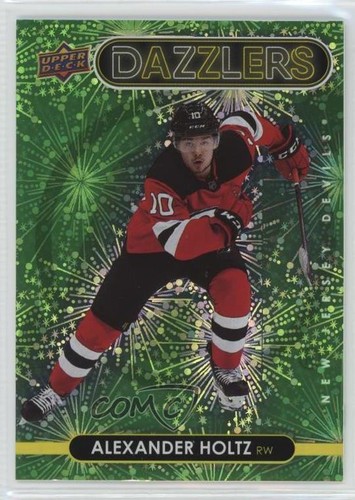 2021 Upper Deck Extended Series Dazzlers Green Alexander Holtz #DZ-124 ...