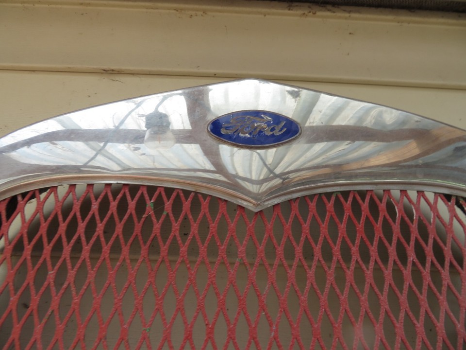 1930 Ford Model A Radiator Shell 1931? plus Stone Guard | eBay