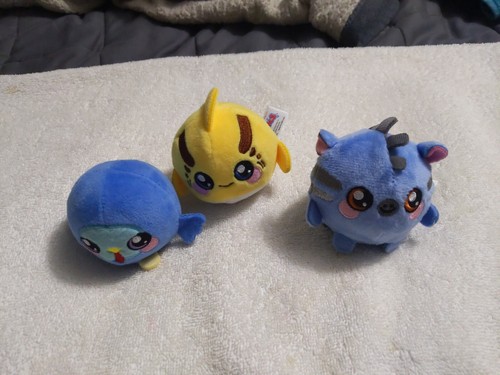 Lot Of 3 Squishamals Stuffed Plush Small 4" Toys Soft | eBay