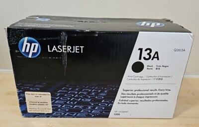HP Q2613A 13A (HP LASER JET 1300) Genuine NEW Toner Cartridge SEALED ...