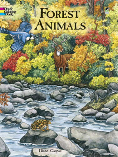 Forest Animals Coloring Book (Dover Nature Coloring Book) - ACCEPTABLE ...