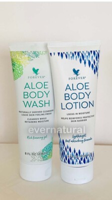 New arrival from Forever Living Aloe Body Lotion & Aloe Body Wash / one ...