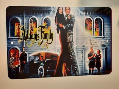 Addams Family Photo 8x12 Metal Wall Sign | eBay