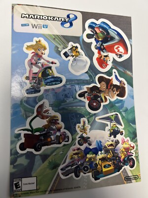 Nintendo Mario Kart 8 Wii U GameStop/ EB Games promo stickers | eBay