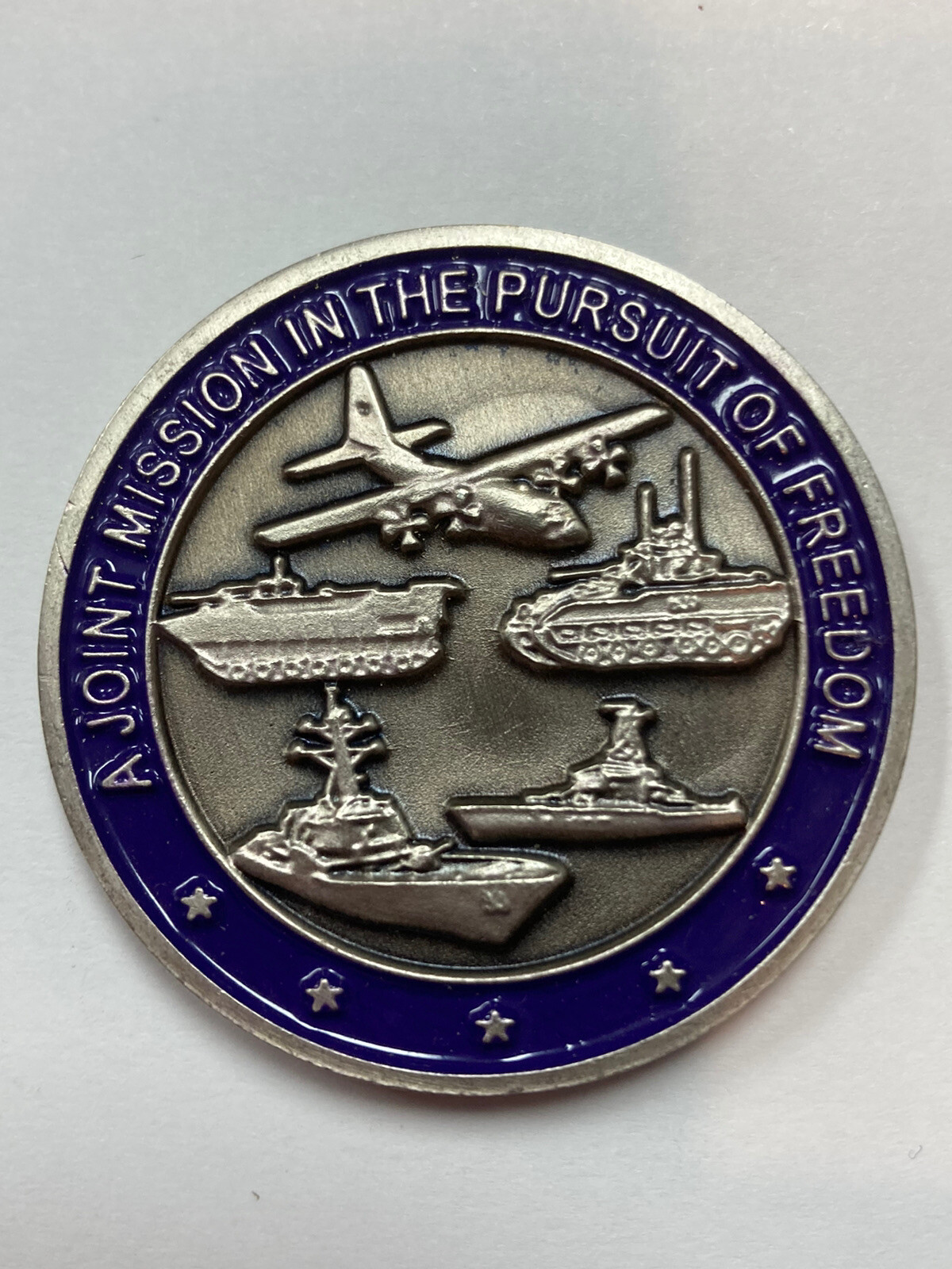 CHALLENGE COIN GLOBAL WAR ON TERRORISM DEFENDING FREEDOM JOINT MISSION ...