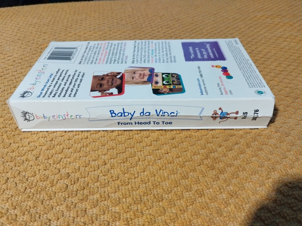Baby Einstein Baby da Vinci From Head to Toe VHS Tape 2004 Education ...