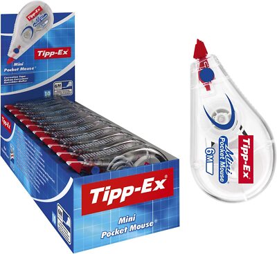 Tipp-Ex White Correction Mouse Tippex Tipex 6m Mouse Roller Tipp Tape ...