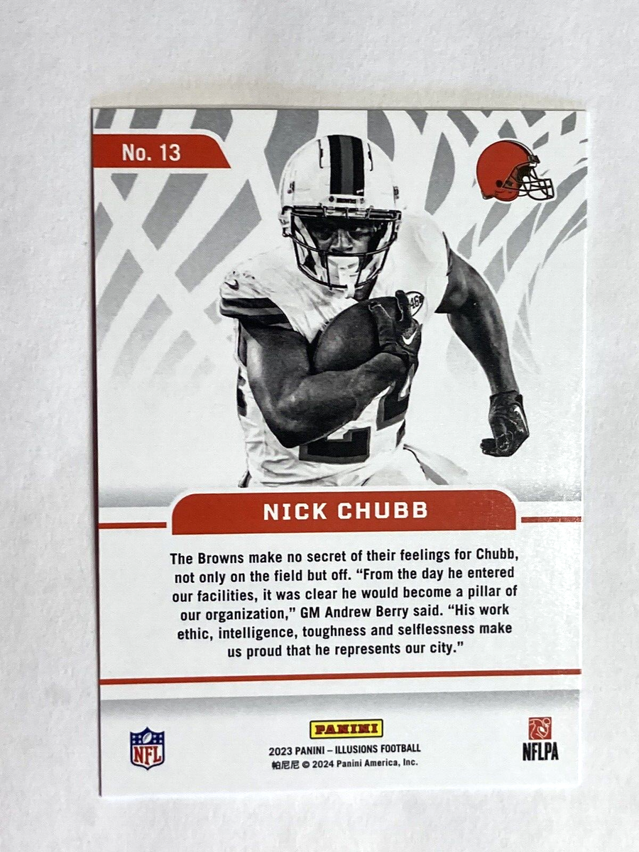 Chubb Illusion 2023 Panini Illusions Football Illusionists Nick Chubb