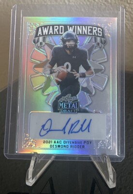 2022 Leaf Metal Draft Desmond Ridder Award Winner auto falcons #/40 | eBay
