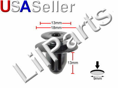 Toyota Rocker Moulding Clips 75867-02010 75867-AA010 75867-33030 ...