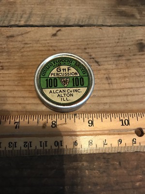 Giulio Fiocchi-Lecco G 11F Percussion Caps Tin Empty Italy | eBay