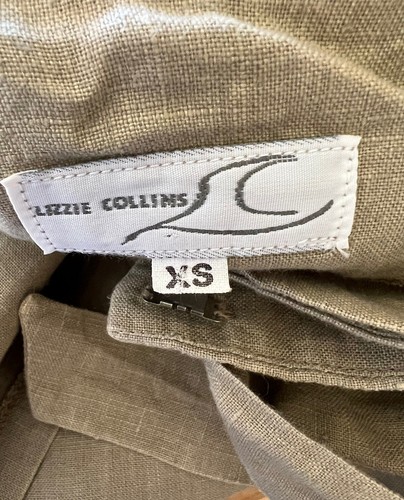 Lizzie Collins Linen Skirt Size XS - Beautiful Fabric | eBay