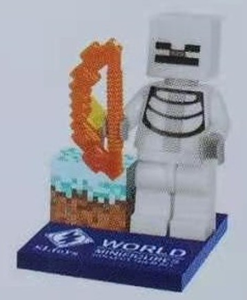 Minecraft Skeleton Cake