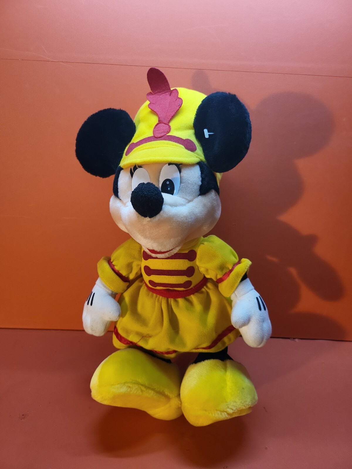 Vintage Disney Minnie Mouse Drum Majorette Marching Band Leader Plush ...