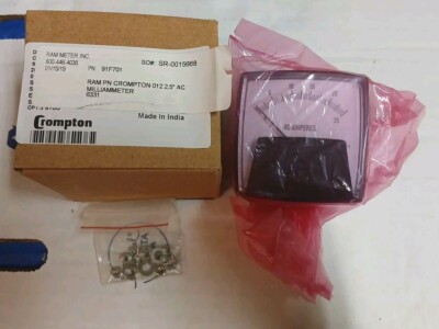 Crompton 012 2.5" AC Milliammeter | eBay