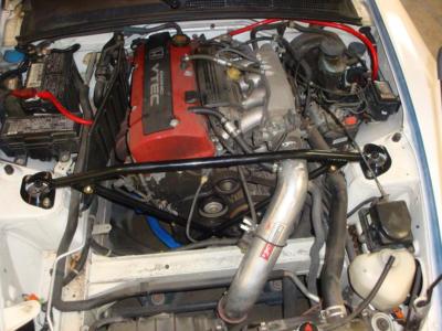Honda S2000 S2K Front Strut Tower & X Bar Brace Megan Racing Race Spec ...