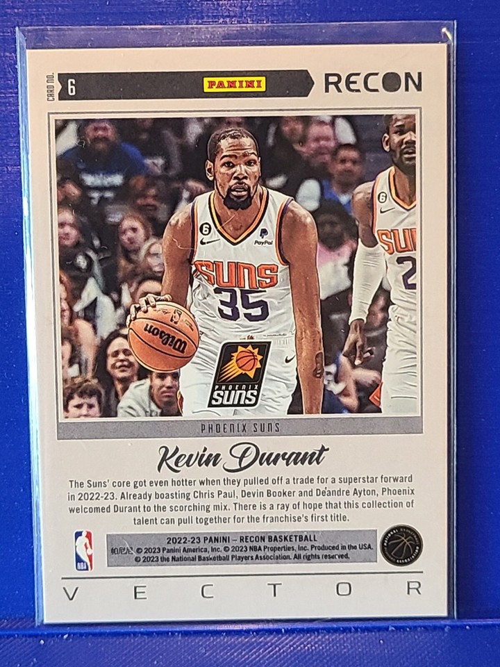 Kevin Durant 2022-23 Panini Recon Vector #6 Phoenix Suns | eBay
