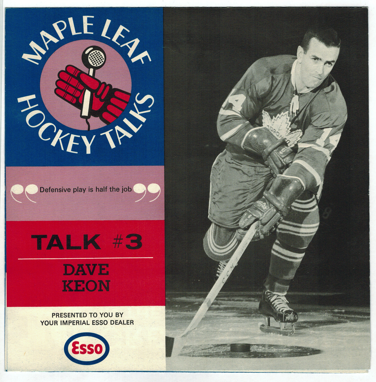 1966/67 Esso Hockey Talks Maple Leaf Records Complete Set 1-10 Raw 7+ KSKS #001 | eBay