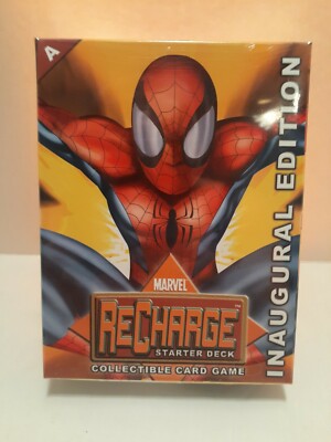 Marvel Recharge Inaugural Edition Collectible Card Game Starter Deck A ...