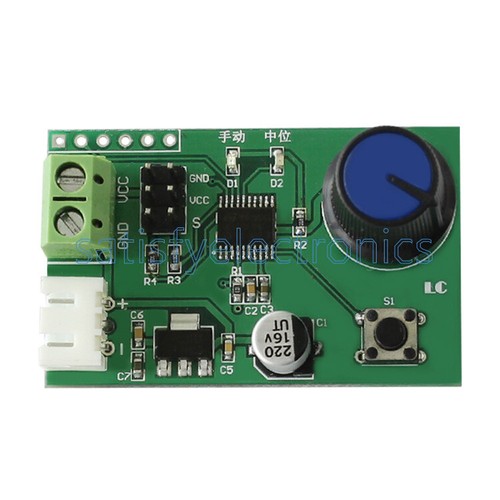 SG90 MG995 Dual CH Servos Knob Serial Port Control Board For Steering ...