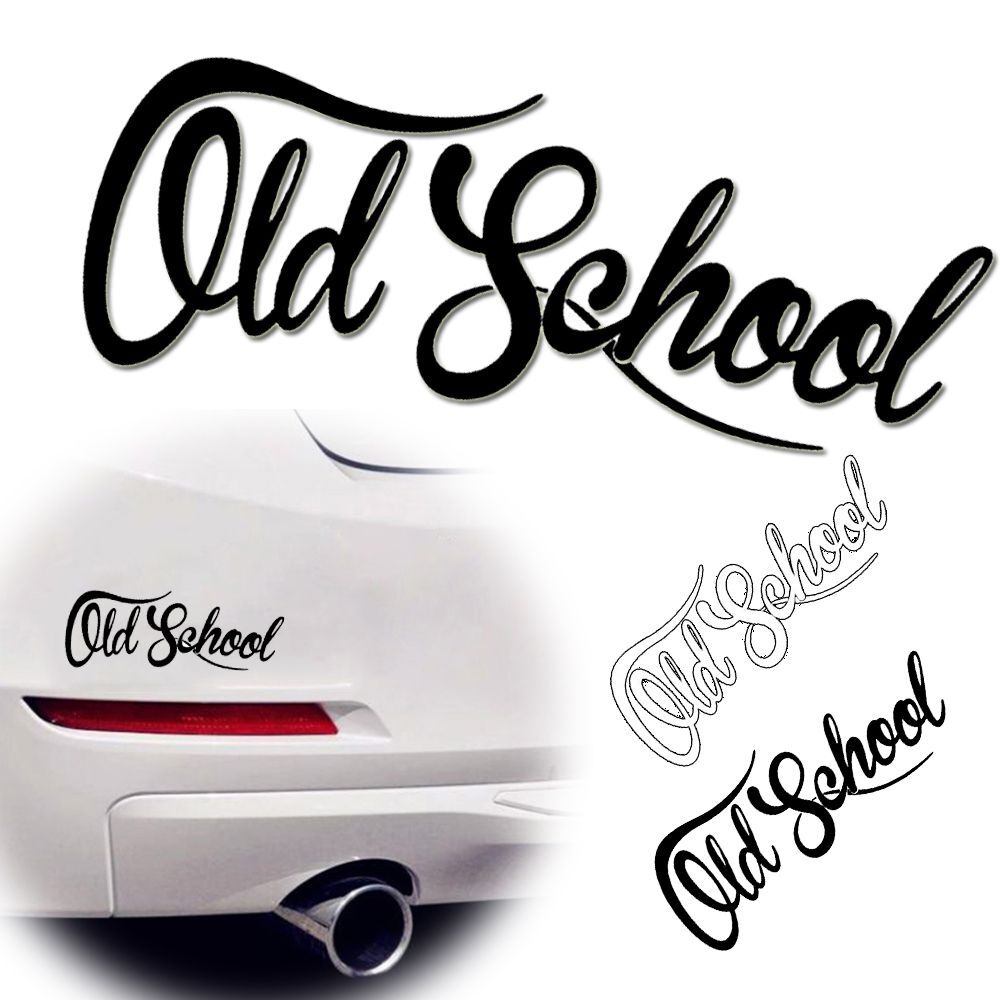 Old School Car Graphics AA Patrol Sign Style Sticker