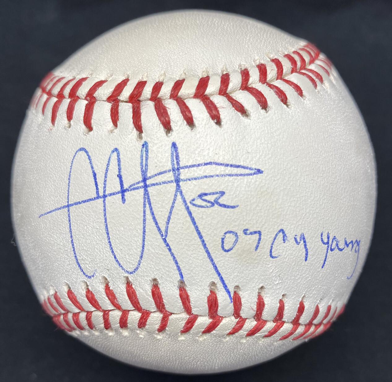 CC Sabathia 07 Cy Young Signed Baseball Steiner Sports | eBay