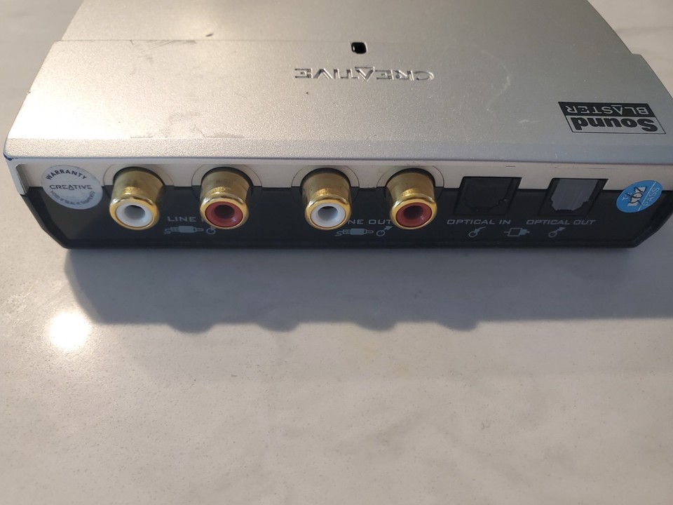 Creative Labs External Sound Blaster Model SB0270 with USB cable, AV ...