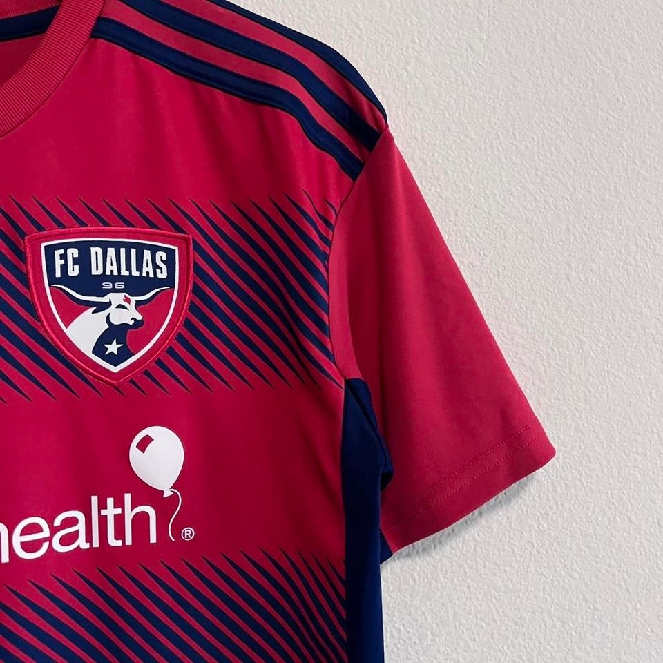 Adidas FC Dallas MLS Soccer Jersey Kit Red Youth Kids Size XL | eBay UK