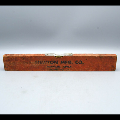 Newton Mfg Co Salesman Sample Level 12 Inch Ruler Vintage Wood Newton ...