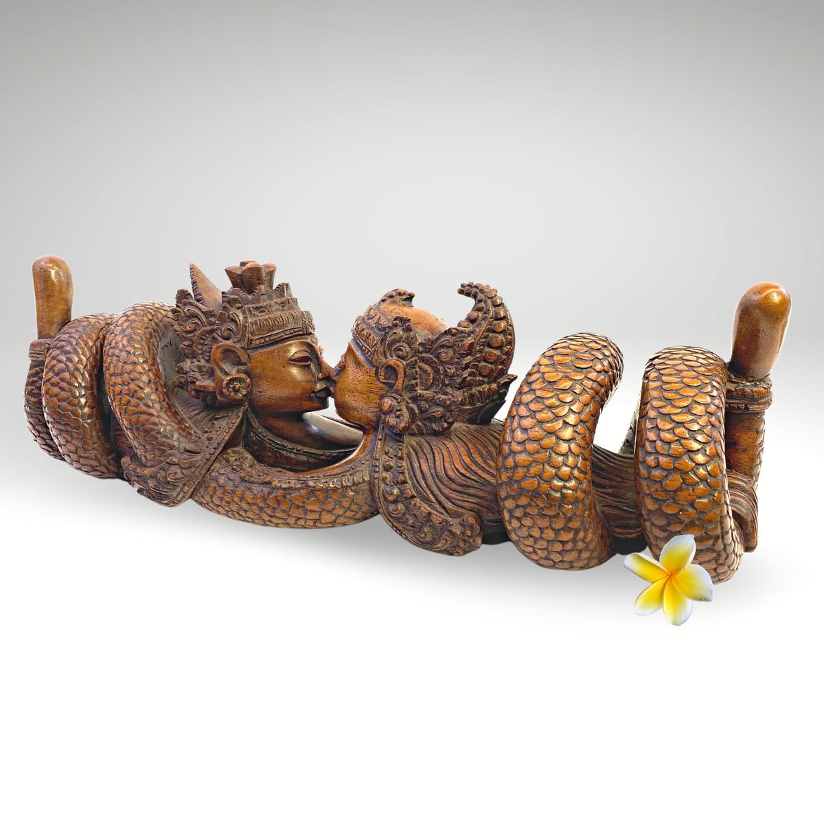 Bali Bow With Snake Statue