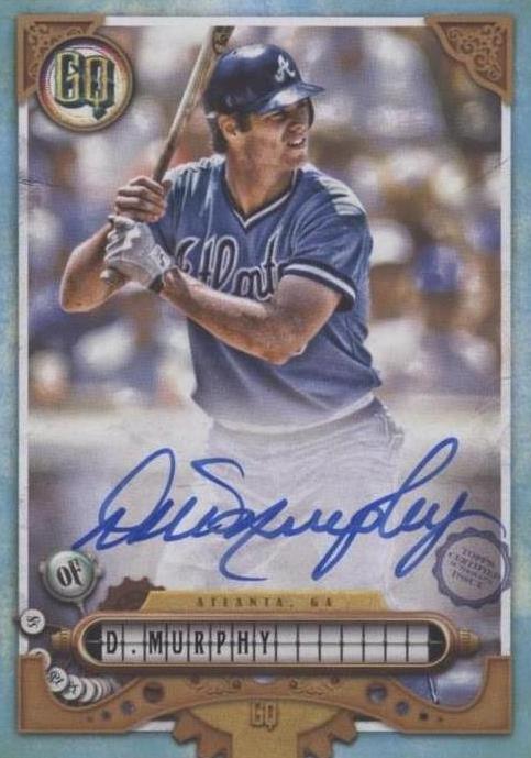 2022 Topps Gypsy Queen - Gypsy Queen Autographs Dale Murphy #GQA-DM ...