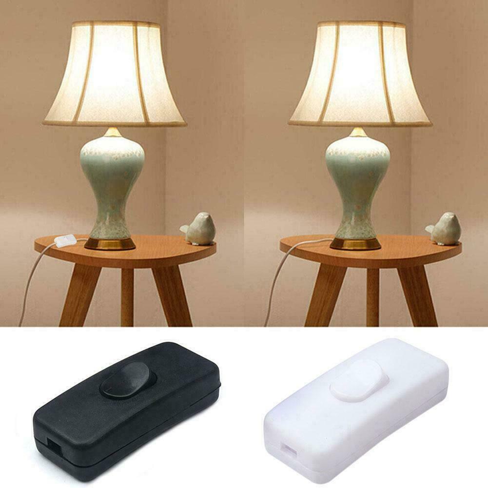 1x Rocker switch Black White For Table Standard Lamps Rocker Electric ...