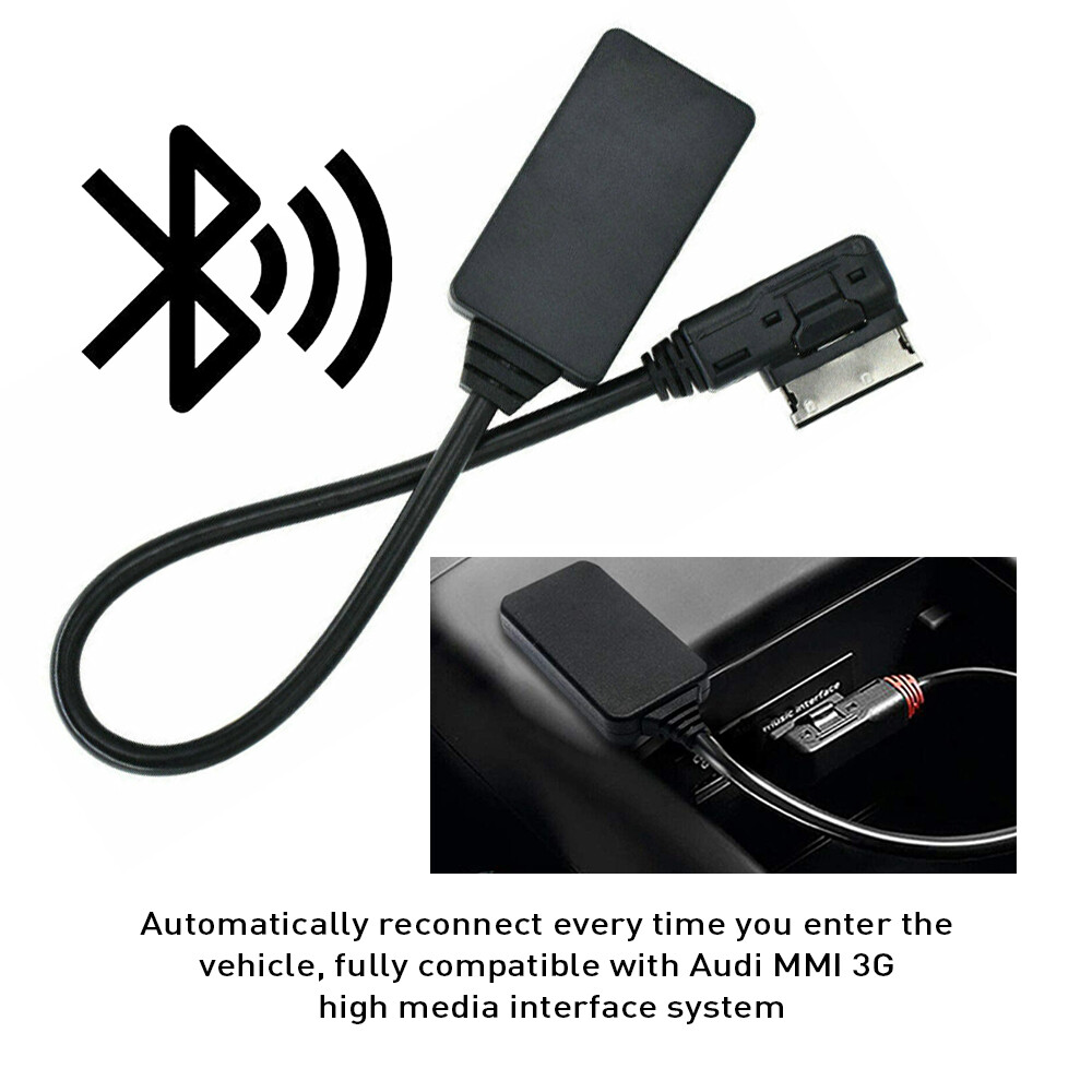 For Audi A3 A4 A5 Q7 AMI MMI Bluetooth Music Interface AUX Audio Cable ...