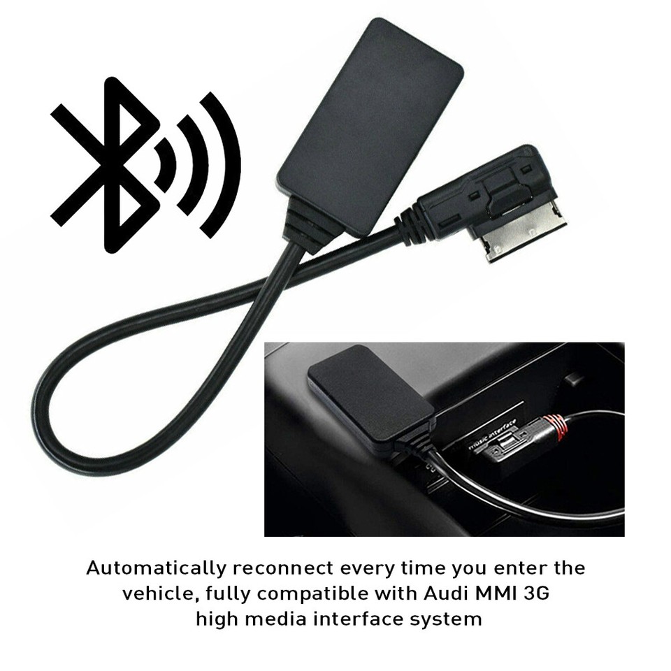 For Audi A3 A4 A5 Q7 AMI MMI Bluetooth Music Interface AUX Audio Cable ...