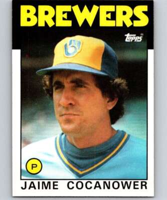 1986 Topps #277 Jaime Cocanower NM-MT Brewers | eBay