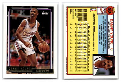 1992-93 Topps Gold #53 Danny Young - Los Angeles Clippers | eBay