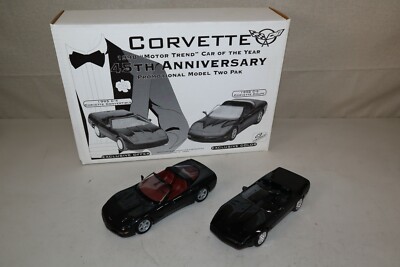 New 45th Anniversary Promotional Model Two Pak -1995 & 1998 Corvette ...