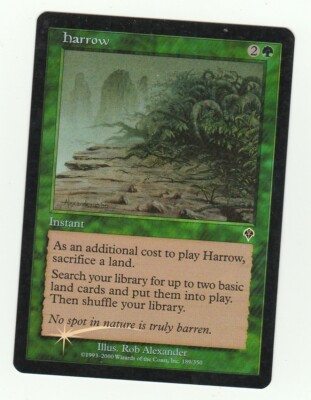 1x FOIL Harrow VG Invasion Mtg Magic 1x x1 | eBay