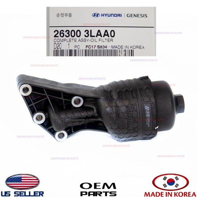 263003LAA0 Hyundai Complete Assyoil Filter 263003LAA0 Genuine OEM Part ...