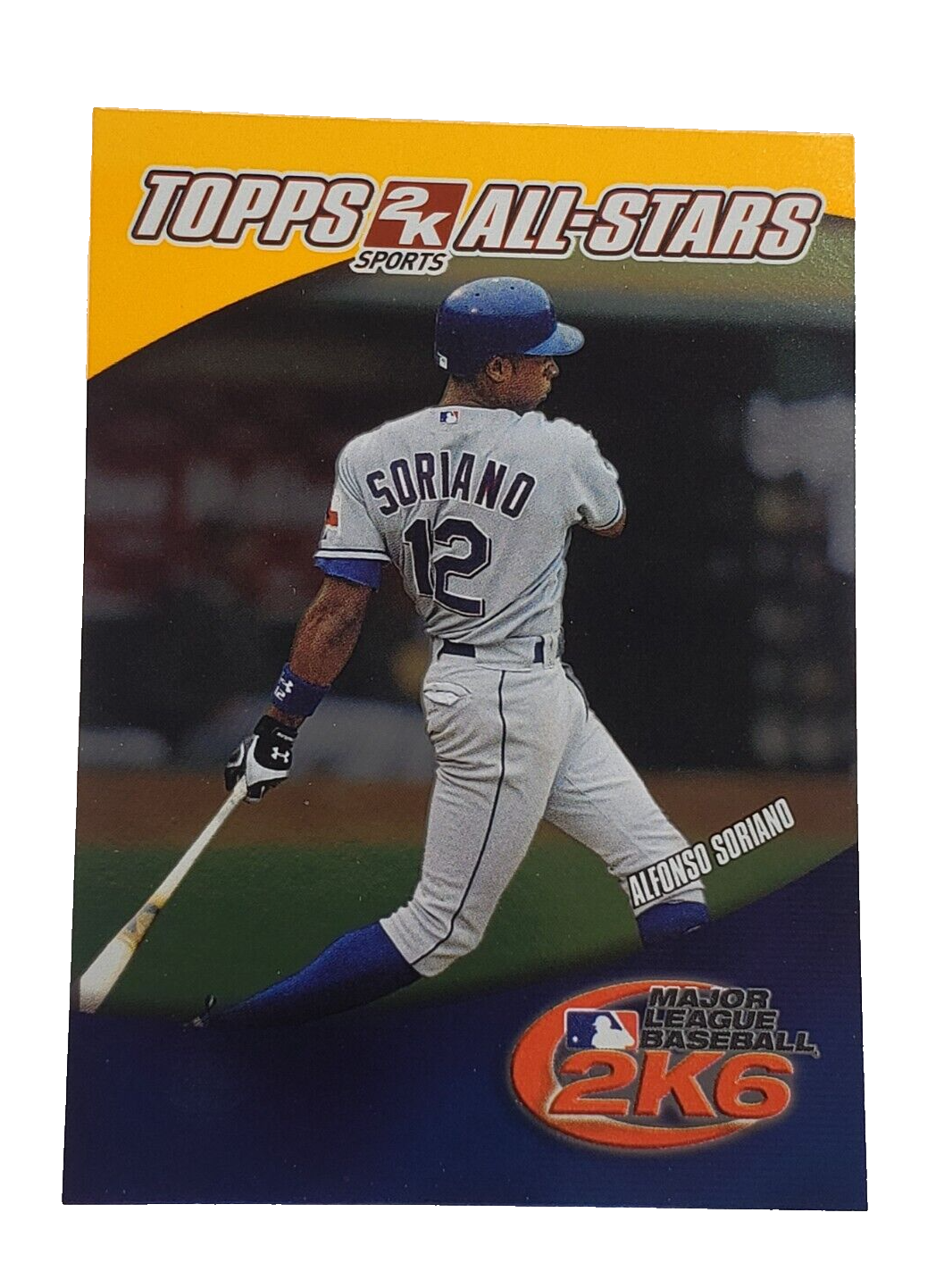 2006 Topps Baseball 2K All Stars Alfonso Soriano #10 Texas Rangers MLB ...