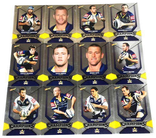 2011 SELECT NRL CHAMPIONS CARD SILVER FOIL PARALLEL CARD TEAM SET (12 ...