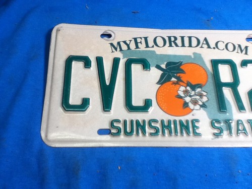 License Plate Vintage Florida Sunshine State CVC R29 2015 Rustic USA | eBay