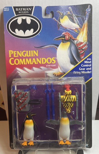 Batman Returns Penguin With Mind Control Gear & Firing Missiles Kenner ...