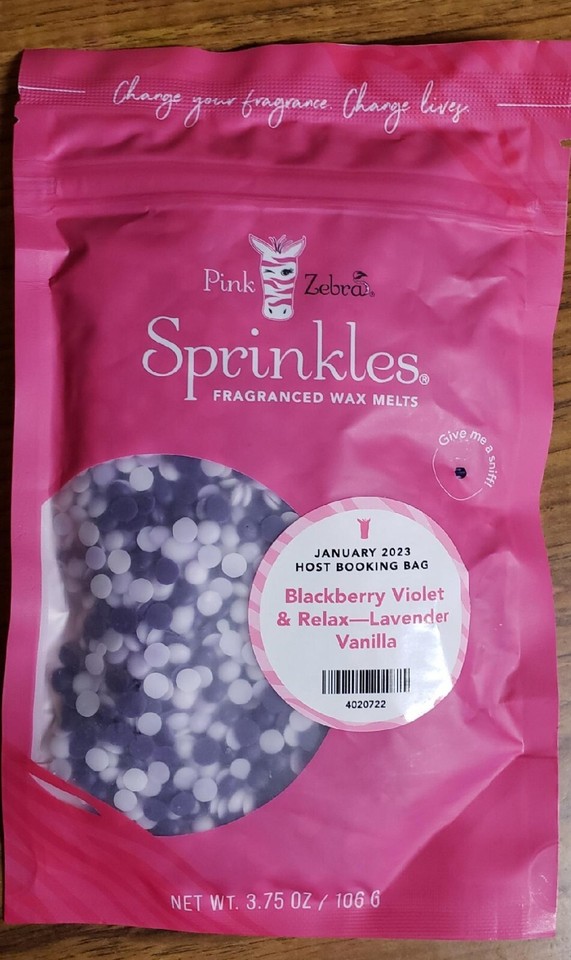 Pink Zebra wax Sprinkles - NEW - Over 100 Factory Sealed 3.75 oz. Bags ...