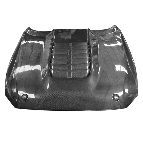 Carbon Fiber Front Bonnet Engine Hood Lid D Style For 2015-2017 Ford ...