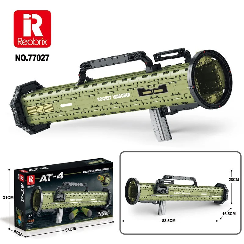 Military Series Building Blocks Assault Rifle Pistol Sniper Rifle Model ...