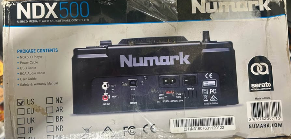 Numark NDX500 | Stand Alone USB / CD Player and Software Controller ...