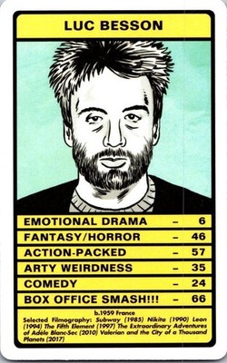 Film Director Trumps LUC BESSON art card Gazoo (pack fresh) free ship ...