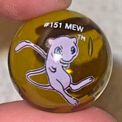 Vintage | Mew #151 | Collectible Pokemon Marble | Orange | eBay